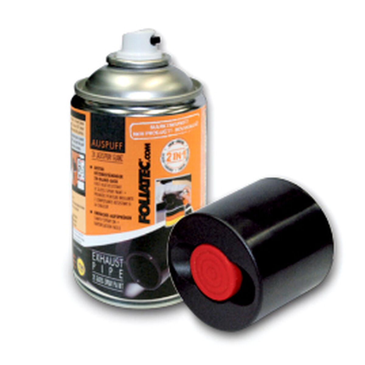 Spray paint Foliatec 2125 Black Exhaust Pipe 250 ml - OurCarStuff.com